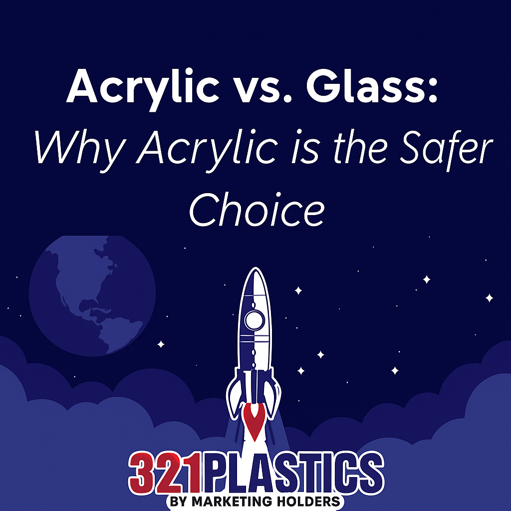 Acrylic vs. Glass: Why Acrylic is the Safer Choice – 321 Plastics