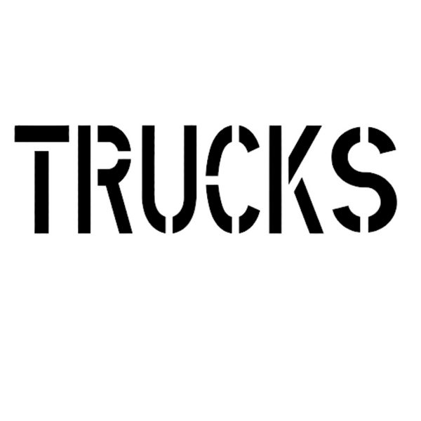 96" TRUCKS Stencil Department of Transportation 8 Foot Template – 321 ...